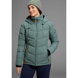 Kangaroos Damen Winterjacke, gr&uuml;n, Gr. 46, unifarben, Web, Obermaterial: 100% Polyester. Futter: 100% Polyester. Wattierung: 100% Polyester, Jacken,