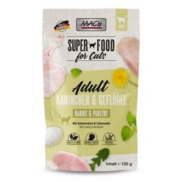 Mac's MAC's Nassfutter Katze Adult Kaninchen und Gefl&uuml;gel 48x100 g