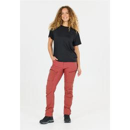 WHISTLER Damen Softshellhose "Kodiak", rot, Gr. 46, mehrfarbig, 94% Nylon, 6% Elasthan, Hosen, mit praktischen Taschen
