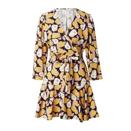 Companiafantastica Compania Fantastica Kleid Damen Gr&ouml;&szlig;e 38 beige / gelb / pastelllila / schwarz Sommerkleid