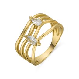 Luxenter Ring 'TANDUF' female size 56 yellow gold