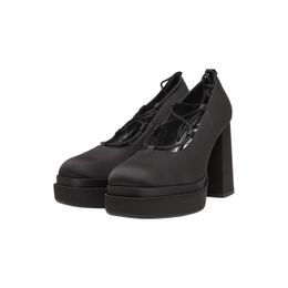 Buffalo Damen Sneaker "Buffalo MAY GHILLIE", Gr. 40, schwarz, Polyester, Schuhe