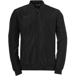 Kempa Herren Funktionsjacke "Jacke COLLEGE", schwarz, Gr. S, Obermaterial: 100% Polyester Pol. recyc.., Jacken