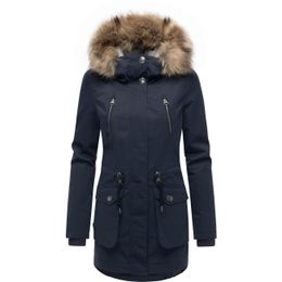 Ragwear Damen Kurzmantel "Ellsa B YOUMODO"navy, Gr. XXL, Obermaterial: 100% Polyester. Innenfutter: 100% Polyester. Wattierung: 100% Polyester,