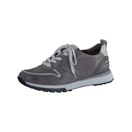 Paul Green Damen Sneaker "Paul Green Sneaker Leder", Gr. 37,5, grau, Leder, Schuhe