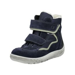Ricosta M&auml;dchen Stiefelette "Ricosta Stiefelette Veolurs/Textil/Synthetik", Gr. 28, blau, Textil, Veloursleder, Schuhe