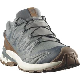 Salomon Herren Trailrunningschuh "XA PRO 3D V9 GORE-TEX LIFELONG M", Gr. 45, grau, Leder, Synthetik, Schuhe, wasserdicht