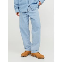 Jack & Jones JACK & JONES Herren Relax-fit-Jeans "JJIALEX JJORIGINAL SQ 738", blau, Gr. 36, Abriebeffekte, Denim/Jeans, Obermaterial: 100% Baumwolle, Jeans,