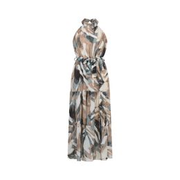 CLOUD 5IVE Damen A-Linien-Kleid "CLOUD 5IVE Maxi Choker Dress", bunt, Gr. L, 100% Polyester, Kleider