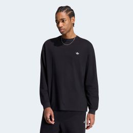Herren T-Shirt "ESS LS TEE"schwarz, Gr. XL, adidas originals, Obermaterial: 100% Baumwolle, Shirts, mit Rundhalsausschnitt, in normaler L&auml;nge,