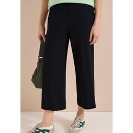 Cecil Damen Jerseyhose, schwarz, Gr. M, unifarben, Stoff, 95% Viskose, 5% Elasthan, Hosen, High Waist
