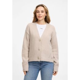 Frieda & Freddies New York Damen Cardigan "Frieda & Freddies Strickjacke", beige, Gr. 34, FRIEDA & FREDDIES, 100% Wolle, Strickjacken