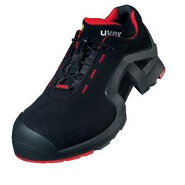 Uvex Sicherheitsschuh "1 x-tended support Halbschuh", 39, schwarz, Schuhe