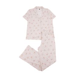 Trendyol Pyjama Damen Gr&ouml;&szlig;e M sand / braun Sommerkleid