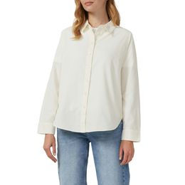 s.Oliver Damen Hemdbluse, beige, Gr. 38, unifarben, Cord, Obermaterial: 100% Baumwolle, Blusen, aus Feincord, Relaxed Fit