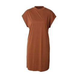 Urban Classics Damen Shirtkleid "Urban Classics Damen Ladies Modal Dress", braun, Gr. S, unifarben, 77% Modal, 23% Polyester, Kleider