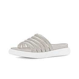 Gabor Damen Pantolette "Pantolette", Gr. 38silber, Schuhe