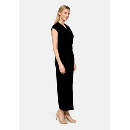 Vera Mont Damen Overall "Damen in 7/8 L&auml;nge", schwarz, Gr. 46, Obermaterial: 95% Polyester, 5% Elasthan, Overalls, Muster
