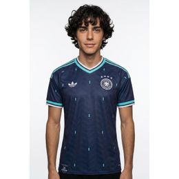 Herren Fu&szlig;balltrikot "DFB A JSY", blau, Gr. M, adidas Performance, Obermaterial: 100% Polyester, Trikots, mit Climacool Technologie, mit