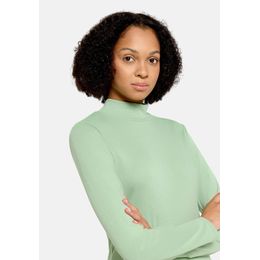 Cartoon Damen Kurzarmshirt "Damen mit Kragen", gr&uuml;n, Gr. 34, Obermaterial: 57% Baumwolle, 38% Polyester, 5% Elasthan, Shirts