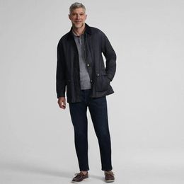 LANDS' END Wachsjacke f&uuml;r Herren, Herren, size: regular, Blau, Baumwolle/Polyester, by Lands' End