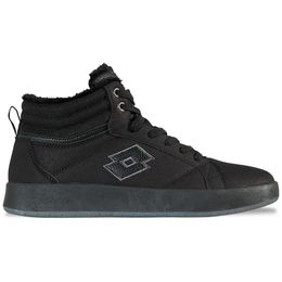 Lotto Herren Sneaker, Gr. 43, schwarz, Synthetik, Textil, mehrfarbig, Schuhe
