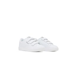 Reebok CLASSIC M&auml;dchen Sneaker "REEBOK COURT CLEAN HOOK & LOOP STRAPS", Gr. 32, wei&szlig;, Synthetik, Schuhe