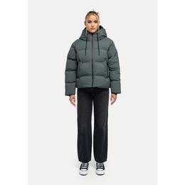 Marikoo Damen Winterjacke "Paddie", gr&uuml;n, Gr. XXL, Obermaterial: 100% Polyester, Jacken, Winterjacke mit Kapuze und volumin&ouml;ser Steppung
