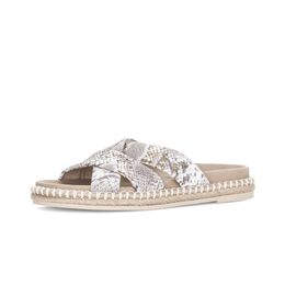 Gabor Damen Pantolette "Pantolette", Gr. 40, beige, Schuhe