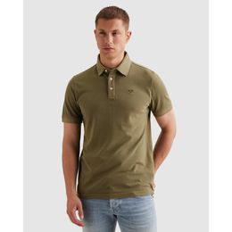 PME-Legend PME LEGEND Herren Poloshirt "Short sleeve polo pique garment dyed", gr&uuml;n, Gr. XXXL, Piqu&eacute;, Obermaterial: 100% Baumwolle, Shirts, Piqu&eacute; aus