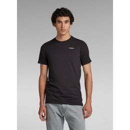 G-Star Raw G-STAR Herren T-Shirt "Slim Base T-Shirt", schwarz, Gr. S, Obermaterial: 95% Baumwolle, 5% Elasthan, Shirts