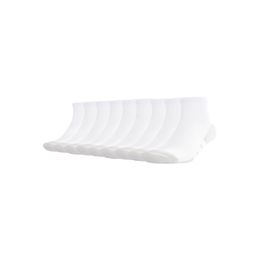 Herren Kurzsocken "Socken Essentials Climacool Quarter Socken 9P 9er Pack", adidas originals, Gr. 46, wei&szlig;, Obermaterial: 61% Polyester PES. 35%