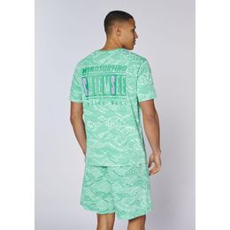 Chiemsee Herren T-Shirt, gr&uuml;n, Gr. M, 100% Baumwolle, Shirts