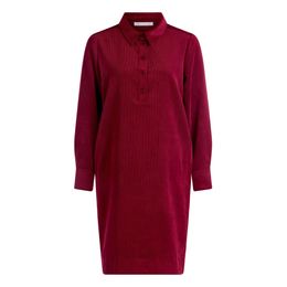 BETTY & CO BETTY & CO Damen Druckkleid "Damen mit Kragen"fall burgundy, Gr. 40, Obermaterial: 89% Polyester, 10% Polyamid, 1% Elasthan, Kleider