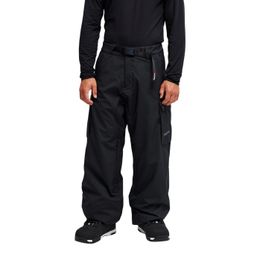 Quiksilver Herren Snowboardhose "Young Guns Snow Down Cargo 20K", schwarz, Gr. L, Obermaterial: 100% Polyester., Hosen