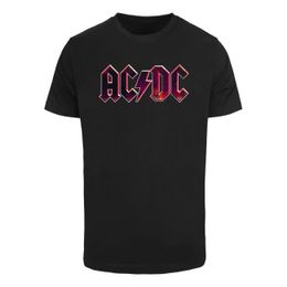 Merchcode Herren T-Shirt "Merchcode Herren ACDC - Distressed Logo T-Shirt", schwarz, Gr. L, bedruckt, 100% Baumwolle, Shirts