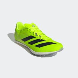 Damen Laufschuh "ADIZERO DISTANCESTAR", adidas Performance, Gr. 41, gr&uuml;n, Synthetik, Textil, Schuhe, Leichtathletik-Schuh