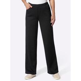 Classic Basics Damen Schlupfhose, schwarz, Gr. 19, unifarben, 100% Polyester, Hosen