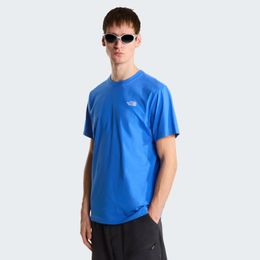 The North Face Herren T-Shirt "M EVOLUTION SIMPLE DOME REGULAR SHORT SL"active blau, Gr. XXL, Obermaterial: 100% Baumwolle, Shirts, normale Passform,