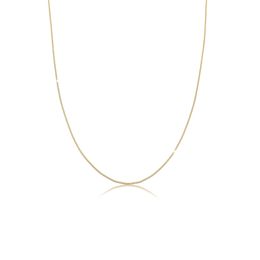 Elli Damen Kette ohne Anh&auml;nger "Venezianerkette Basic 925 Sterling Silber", 55, ohne Stein, Silber 925 (Sterlingsilber), L: 45, gold, Silber 925