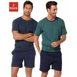 Le Jogger Herren Pyjama, petrol, marine, Gr&ouml;&szlig;e 56/58