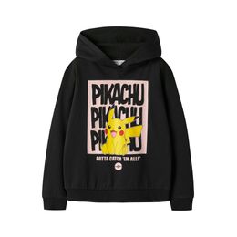 name it Sweatshirt 'NKFADEMA POKEMON' M&auml;dchen Gr&ouml;&szlig;e 122/128 gelb / rosa / schwarz