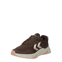 Hummel Athletic Shoes 'Reach Tr Core' male size 38 Cream / Chocolate