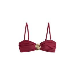 next Bikini Top female size 100 Bordeaux