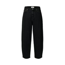 Selected Jeans 'SLWBARREL BEA-KORI' female size 26 Black denim