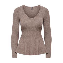 Only Pullover 'ONLIBI' Damen Gr&ouml;&szlig;e M braunmeliert