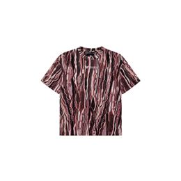 Colucci T-Shirt 'Signature' Herren Gr&ouml;&szlig;e M dunkelbraun / altrosa / schwarz / wei&szlig;