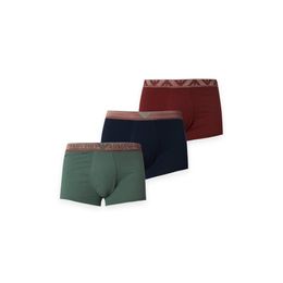 Emporio Armani Boxer shorts male size M Navy / Fir / Dark red