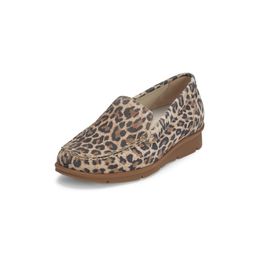 vitaform Veloursleder Mokassins in leopard | Gr.: 42