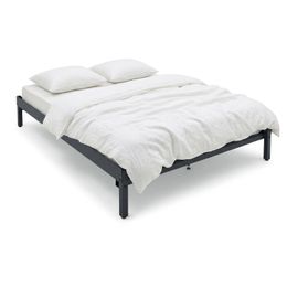 Magazin Bett Erik 160 x 200 cm RAL 7021 Schwarzgrau